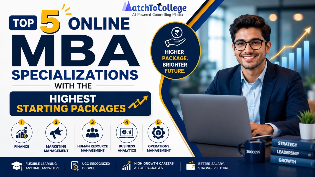 Top 5 Online MBA Specializations for Highest Salaries | MatchToCollege